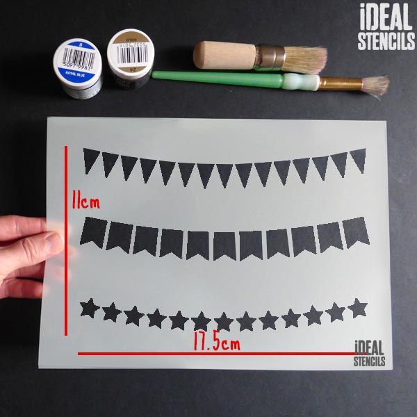 Easter Mini Bunting Stencil - Easter Crafts | Ideal Stencils – IdealStencils