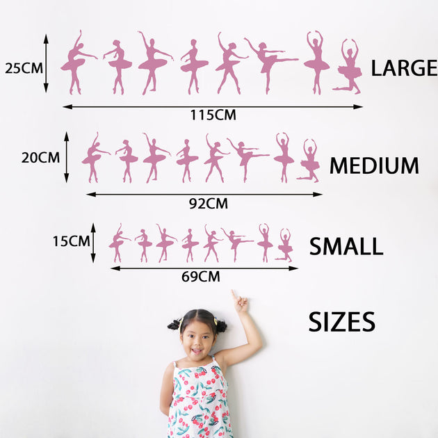 Ballerina Ballet Dancer Border Stencil – IdealStencils