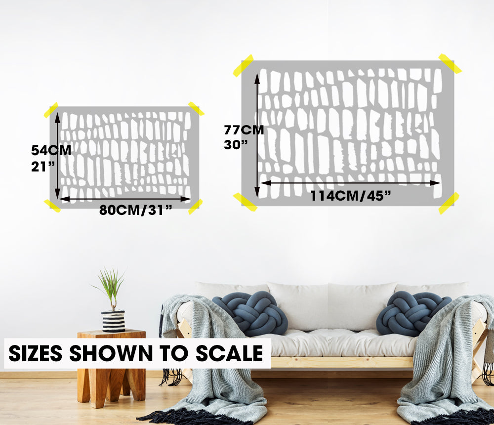 KLEE Abstract Wall Pattern STENCIL, Paint a Modern ART Abstract ...