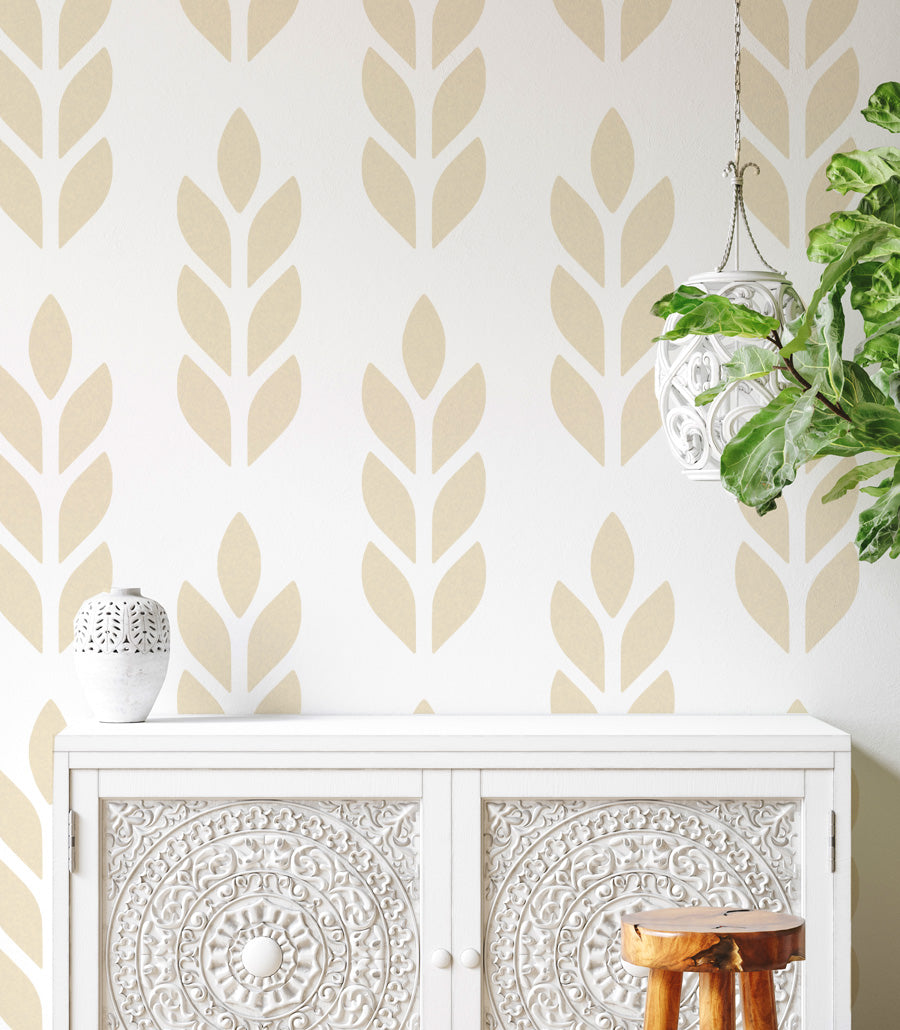 IN BLOOM Floral Pattern Stencil, Large Reusable Painting Stencil, Paint ...