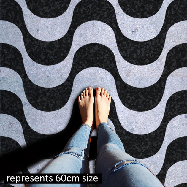 COPACABANA Sidewalk Tile Pattern Stencil – IdealStencils