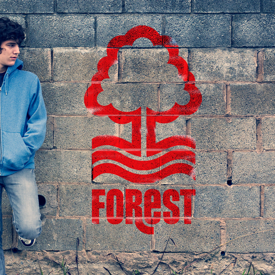 Nottingham Forrest FC Badge Stencil – IdealStencils