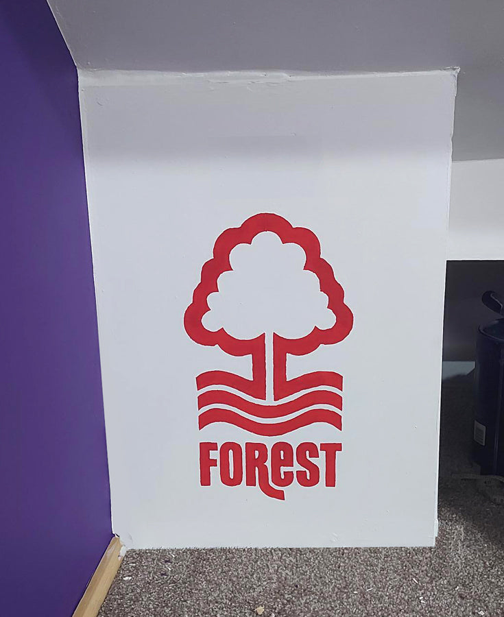 Nottingham Forrest FC Badge Stencil – IdealStencils