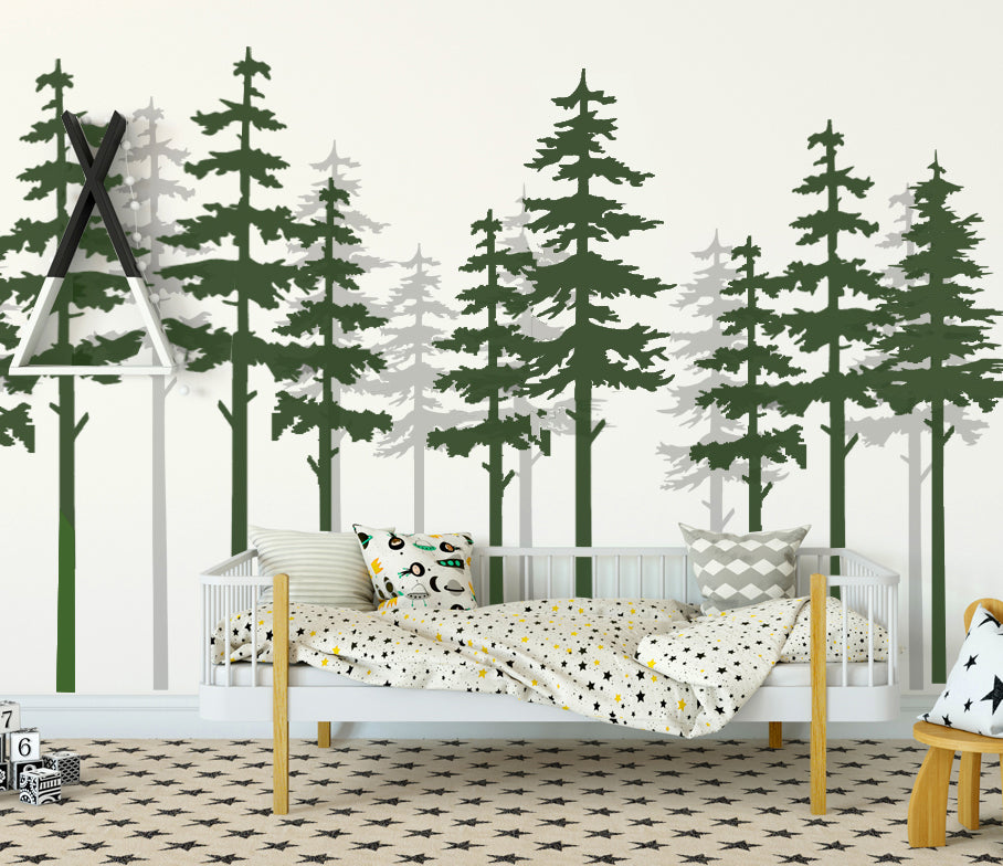 Printable Tree Stencils For Walls LAWN FAWN: Birch Tree | Layering