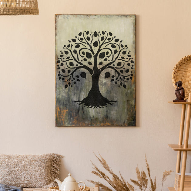 Tree of life stencil, symbol of life stencil, Home decor, Large Tree ...
