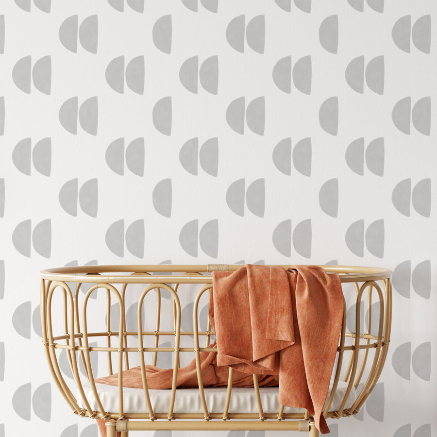 ARC Abstract Geometric Shapes Wall Stencil, Home Decor Stencil ...