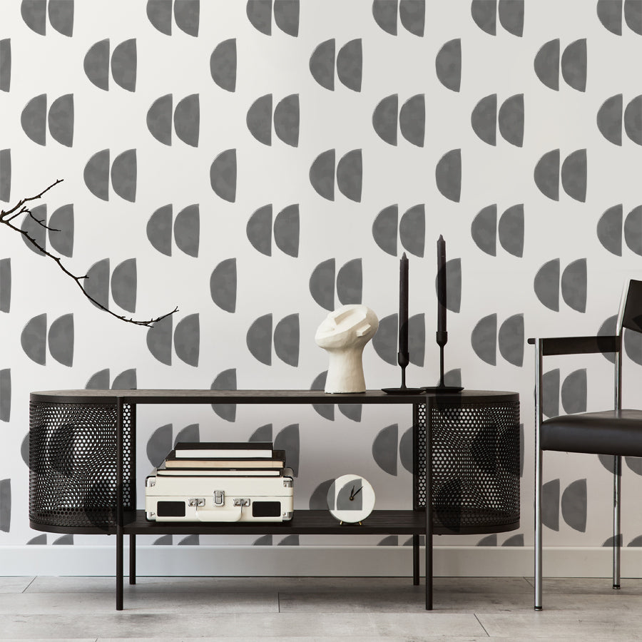 ARC Abstract Geometric Shapes Wall Stencil, Home Decor Stencil ...