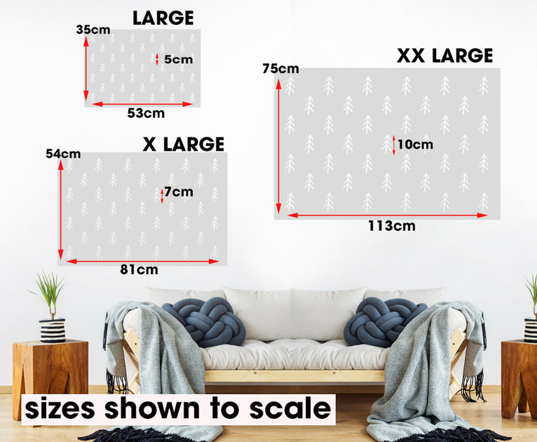 BERGIN Scandinavian Tree Pattern Stencil – IdealStencils