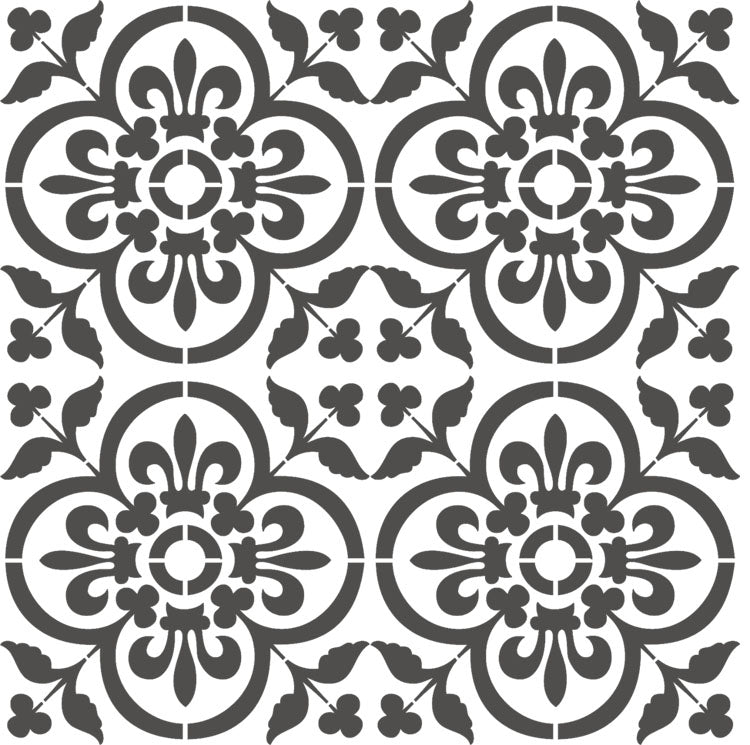 Basque Tile Stencil | Home decor & Craft | Ideal Stencils – IdealStencils