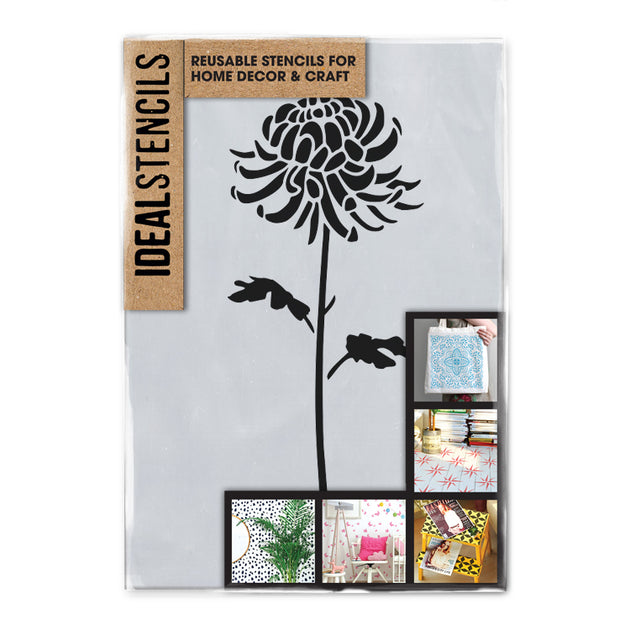 Chrysanthemum Stencil | Decor & Craft | Ideal Stencils – IdealStencils