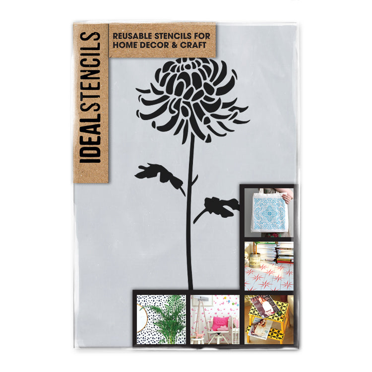 Chrysanthemum Stencil | Decor & Craft | Ideal Stencils – IdealStencils