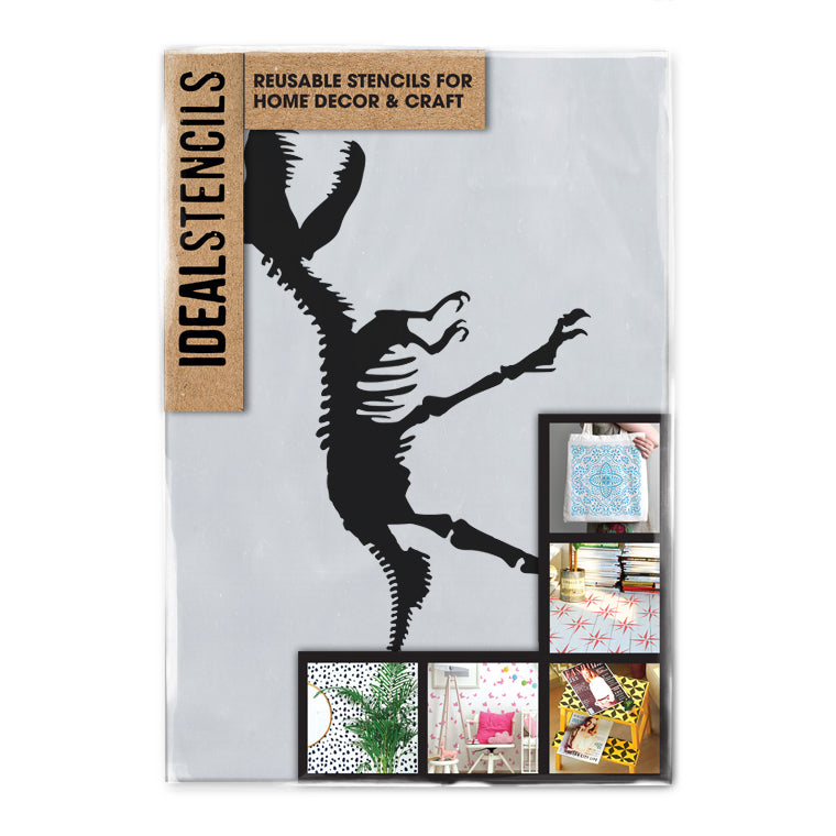 Dinosaur Fossil Stencil | Kids room decor | Ideal Stencils – IdealStencils