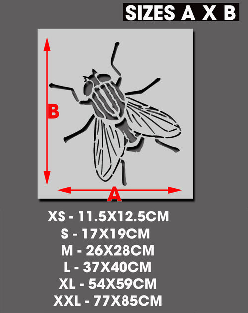 Fly Insect Stencil, Art Craft Decor Stencil – IdealStencils