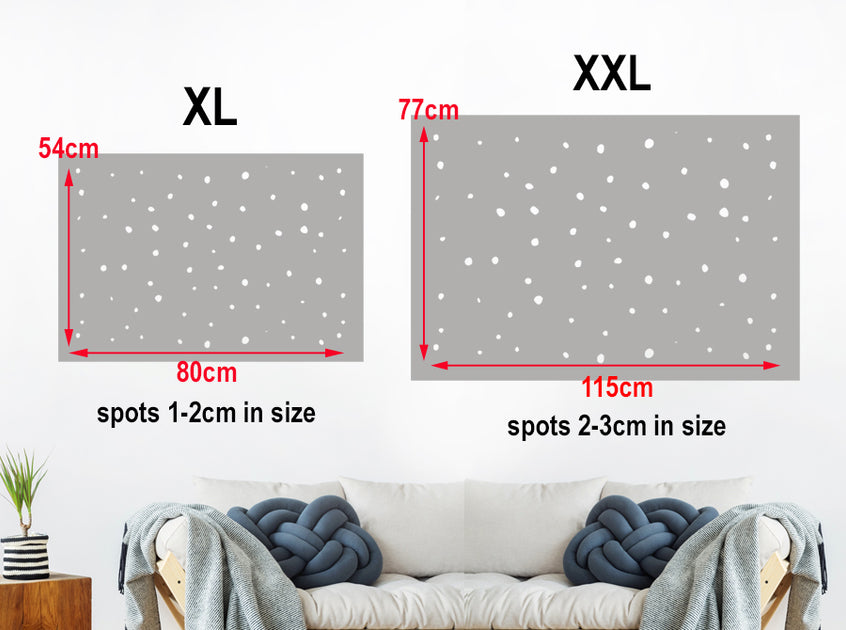 CONFETTI SPOTS Nursery Wall Stencil – IdealStencils