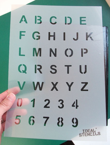 WORD & LETTER STENCILS | Quote & Alphabet Stencils | Ideal Stencils ...