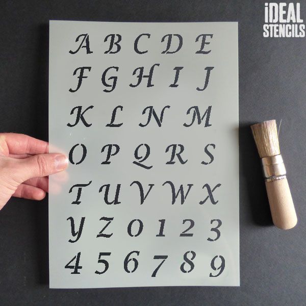WORD & LETTER STENCILS | Quote & Alphabet Stencils | Ideal Stencils ...