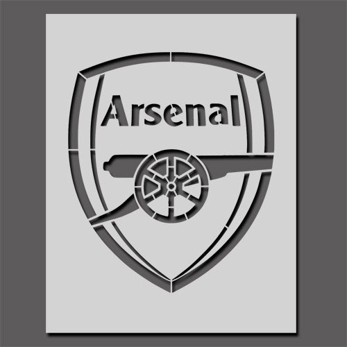 Arsenal Football Crest Stencil – IdealStencils