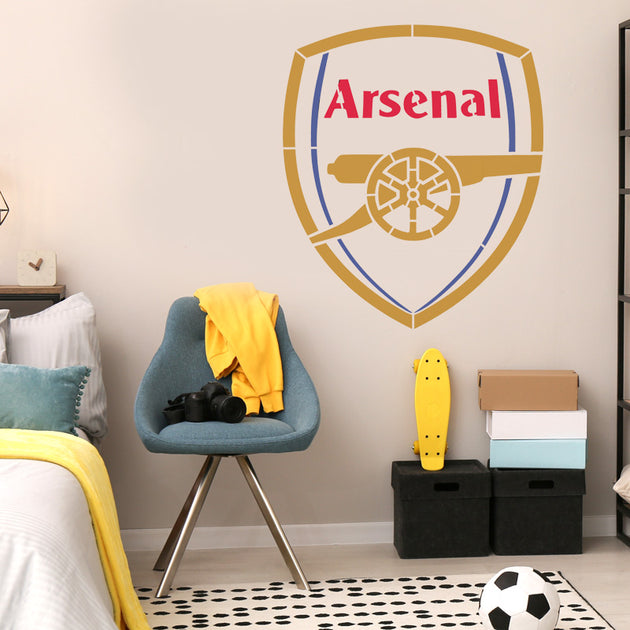 Arsenal Football Crest Stencil – IdealStencils