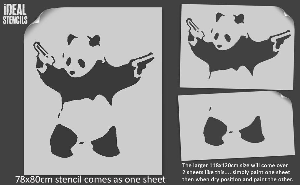 Banksy Stencil Panda