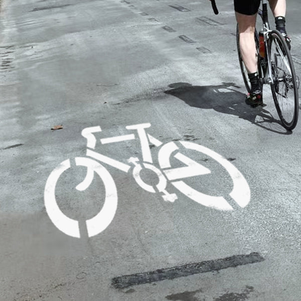 BICYCLE LANE FLOOR MARKING PAINTING STENCIL – IdealStencils