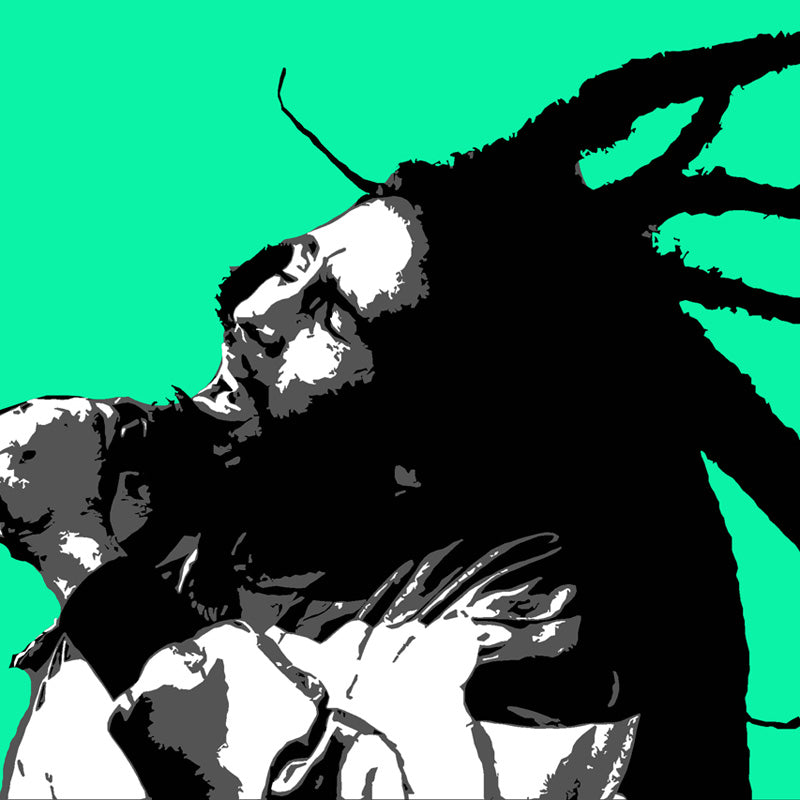 Stencils Of Bob Marley