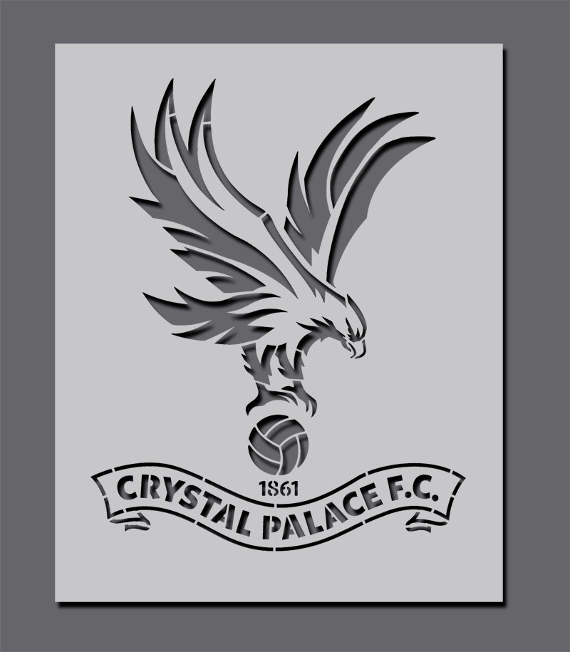 Crystal Palace Football Crest Stencil - Wall Decor – IdealStencils