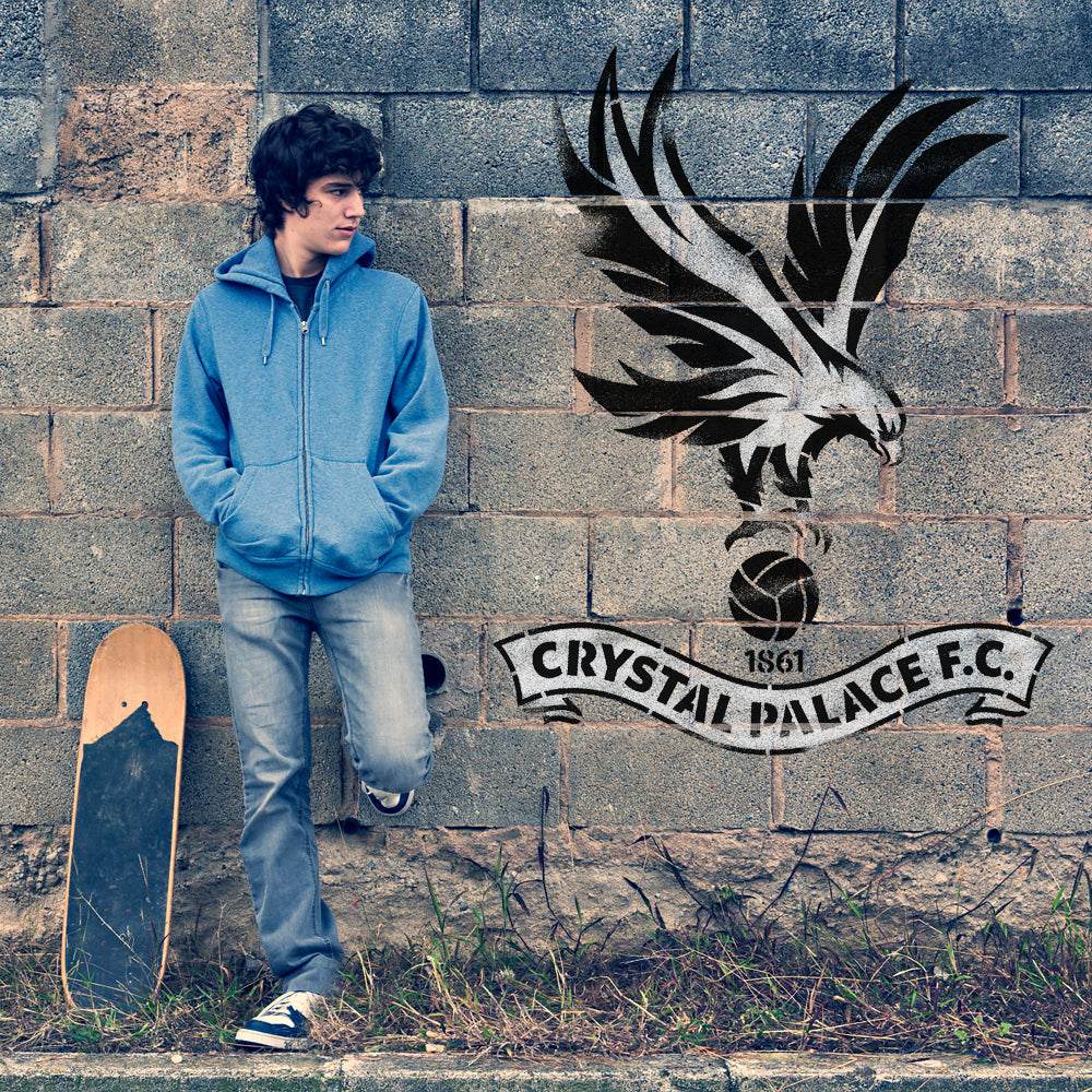 Crystal Palace Football Crest Stencil - Wall Decor – IdealStencils