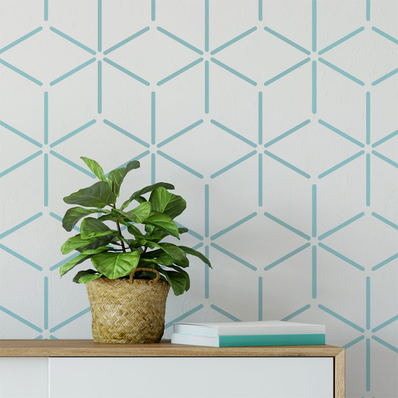 cube stencil pattern