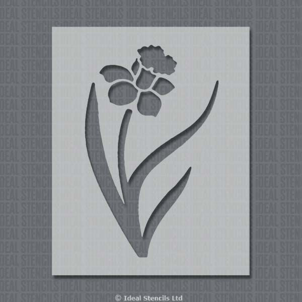 Daffodil Stencil - Ideal Stencils – IdealStencils