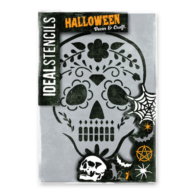 Day of the Dead Stencil - Skull Painting Stencil – IdealStencils