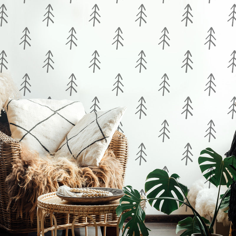 BERGIN Scandinavian Tree Pattern Stencil – IdealStencils