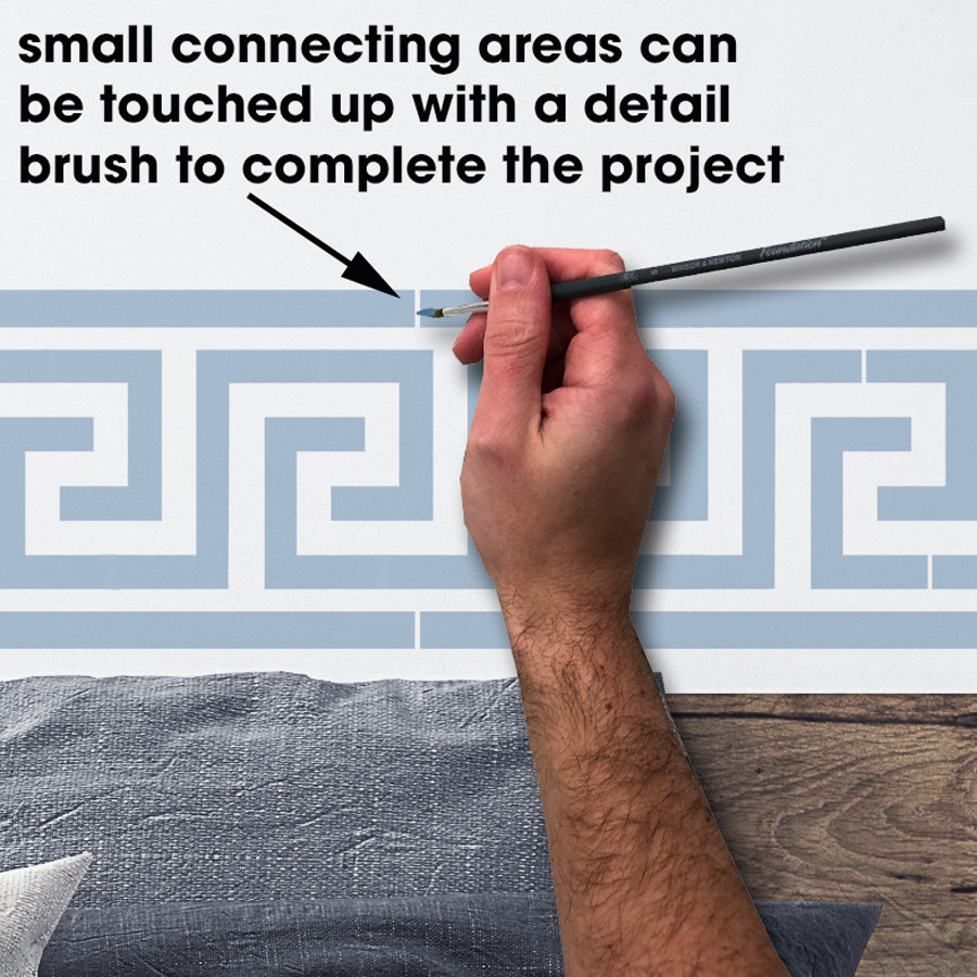 GREEK KEY Wall Border Pattern Stencil – IdealStencils