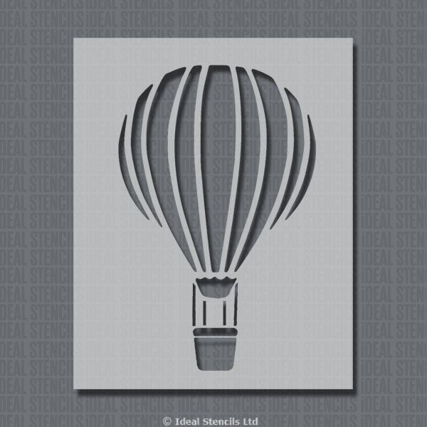 Hot Air Balloon Stencil - Nursery Decor | Ideal Stencils – IdealStencils