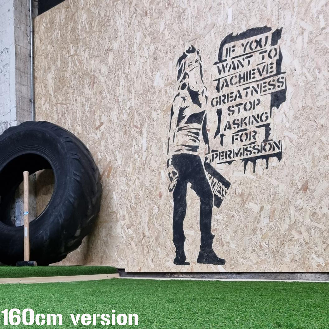 Banksy Life Size Sweeping Maid Stencil | Paint your own Banksy Artwork ...