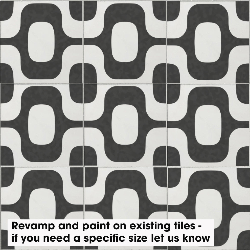 IPANEMA Sidewalk Tile Pattern Stencil – IdealStencils