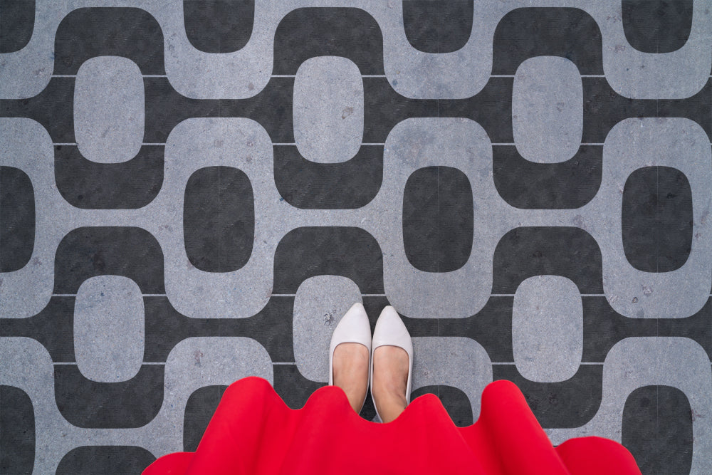 IPANEMA Sidewalk Tile Pattern Stencil – IdealStencils