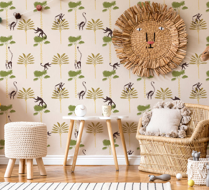 JUNGLE MONKEYS Home Decor Wall Stencil – IdealStencils