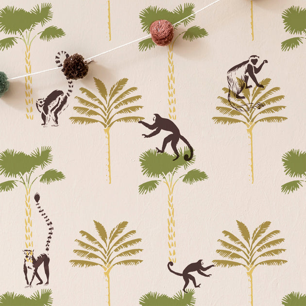 JUNGLE MONKEYS Home Decor Wall Stencil – IdealStencils