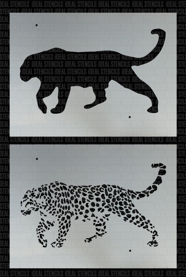 Leopard Print Stencil | Home Decor & Craft – IdealStencils