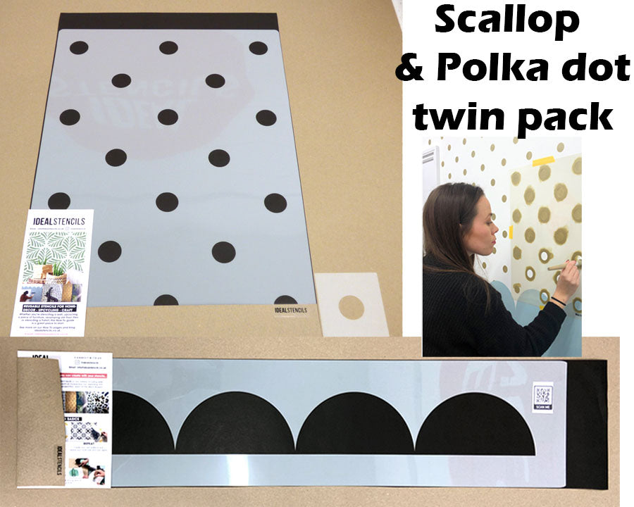 Halloween Polka Dot Page Border