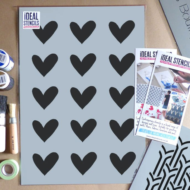Heart Stencil Designs