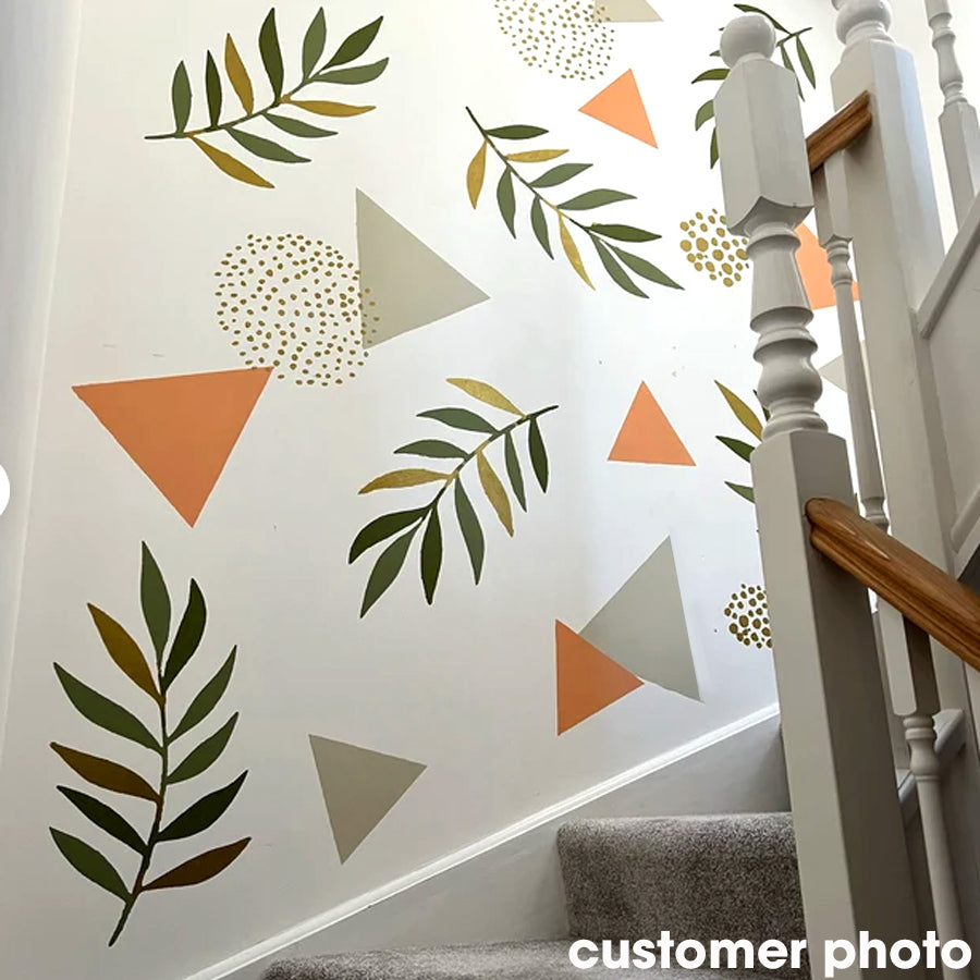 Contemporary Large Wall Stencils Metal Wall Art Large Up The Forest