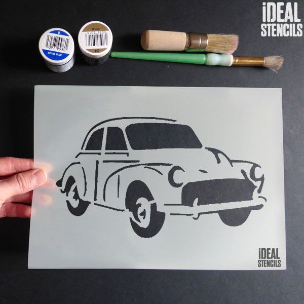 Morris Minor Stencil - Home decor & craft | Ideal Stencils – IdealStencils