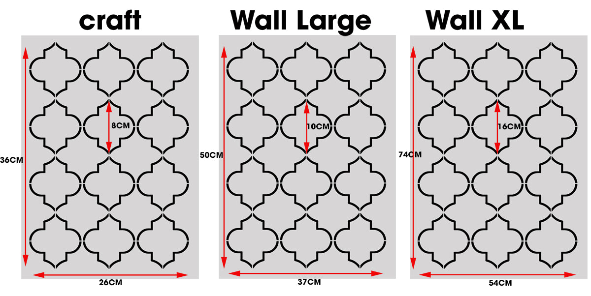 Quatrefoil Outline Stencil Moroccan Quatrefoil Pattern Stencil Home