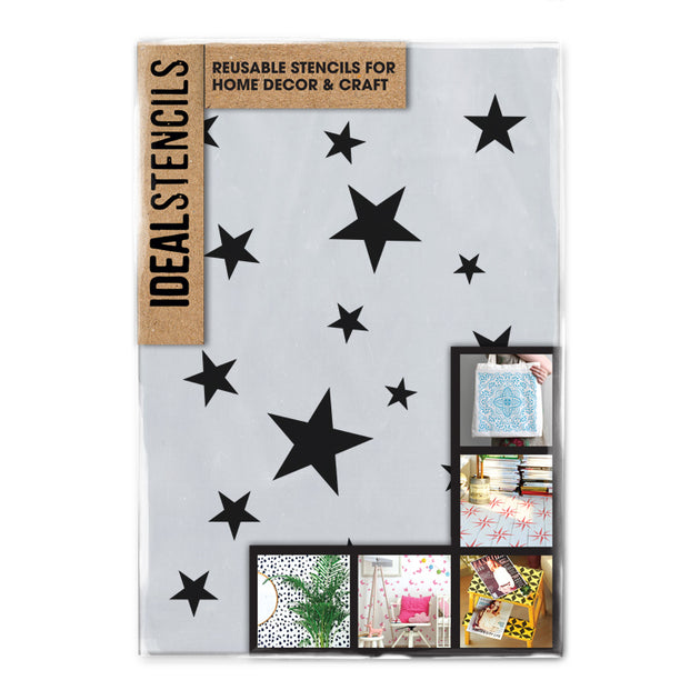 Random Stars Stencil | Home Decor | Ideal Stencils – IdealStencils