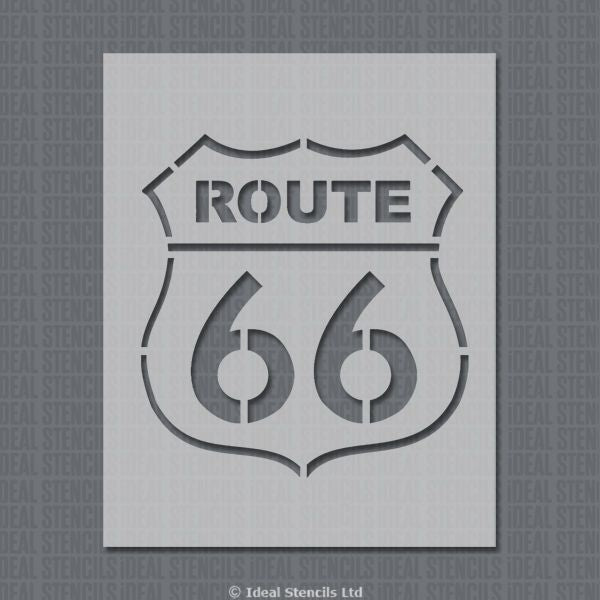 Route 66 Stencil - Art Craft & decoration | Ideal Stencils – IdealStencils