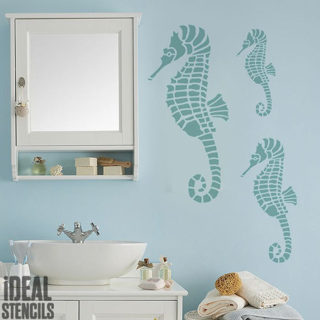 NAUTICAL STENCILS | Wave, Lighthouse, Compass, Seaside themed Stencils ...