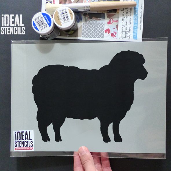 Sheep Stencil | Reusable craft & art template – IdealStencils
