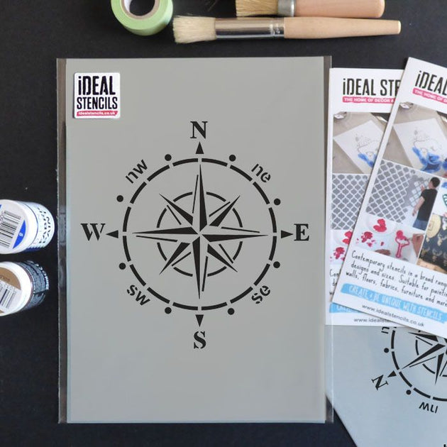 Simple Compass Stencil