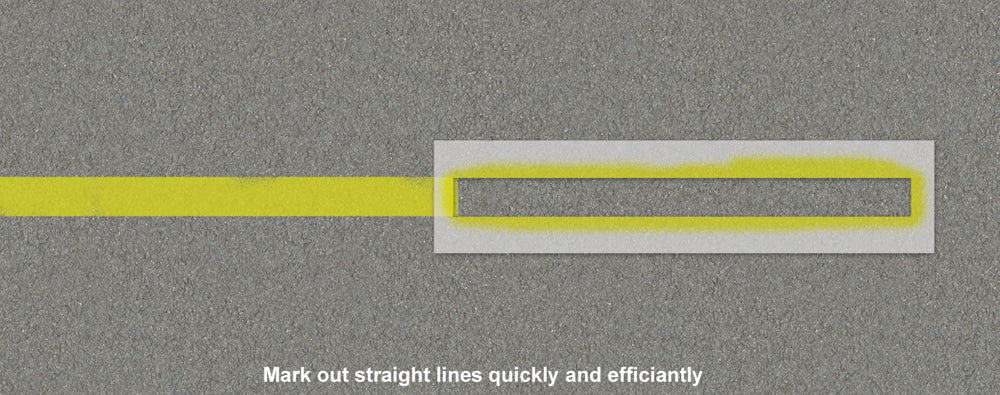 Straight line car parking Stencil – IdealStencils